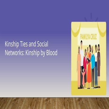 Understanding Culture Society-Kinship pt. | PPTX