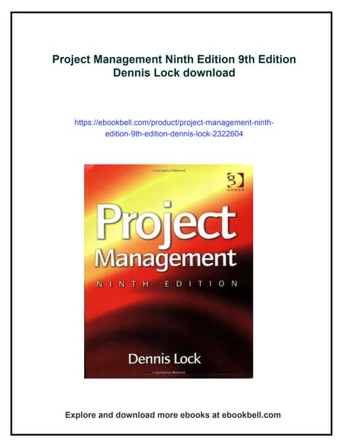 Overview of a Project Book of Work | PPT