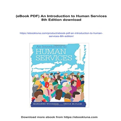 (eBook PDF) An Introduction to Human Services 8th Edition | PDF