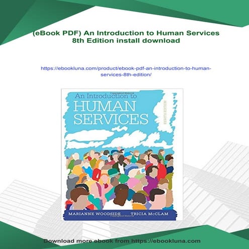 (eBook PDF) An Introduction to Human Services 8th Edition | PDF