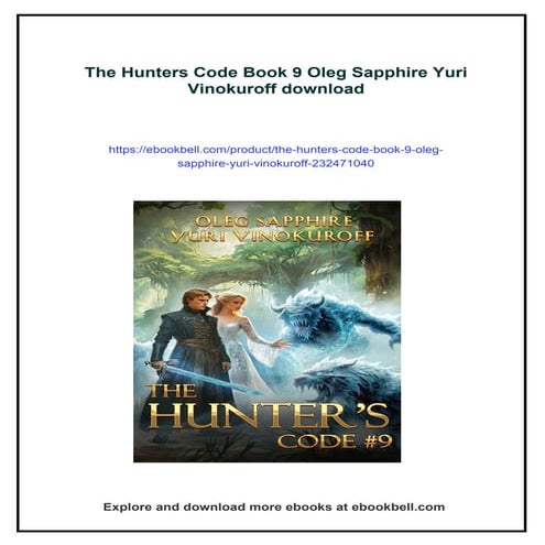 The Hunters Code Book 9 Oleg Sapphire Yuri Vinokuroff | PDF