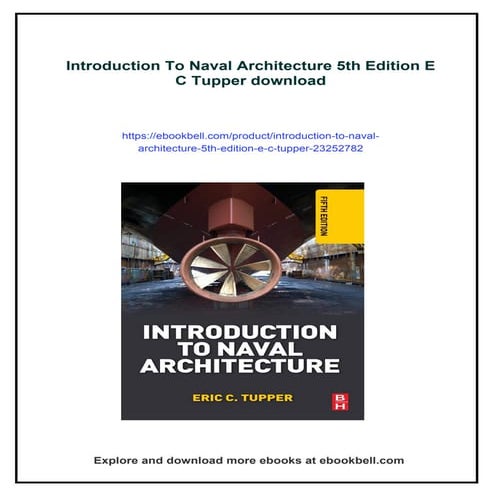 Introduction To Naval Architecture 5th Edition E C Tupper | PDF