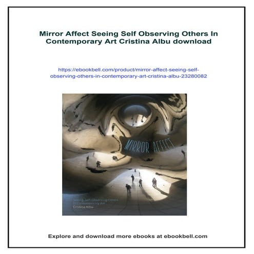 Mirror Affect Seeing Self Observing Others In Contemporary Art Cristina ...