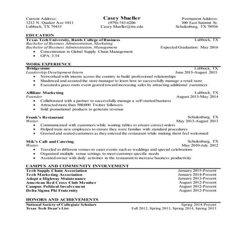 casey new resume | DOCX