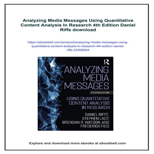 Analyzing Media Messages Using Quantitative Content Analysis In ...