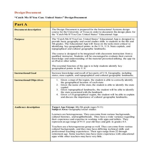 Geography App Design Doc | DOCX