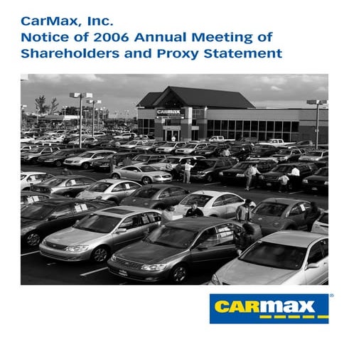 car max Proxy051206 | PDF