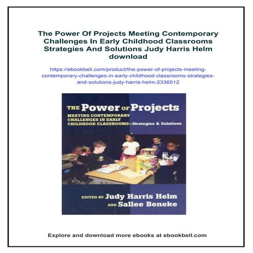 The Power Of Projects Meeting Contemporary Challenges In Early ...