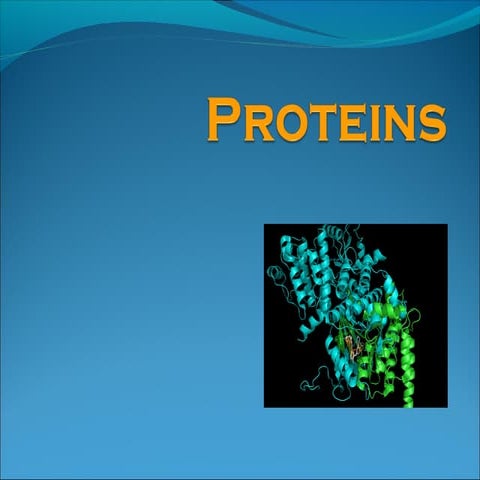 Proteins. | PPT