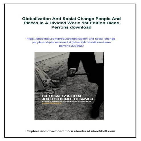 Globalization And Social Change People And Places In A Divided World ...