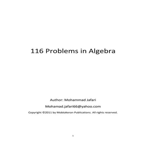 116 Problems Pdf
