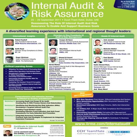Internal Audit And Risk Assurance Brochure | PDF