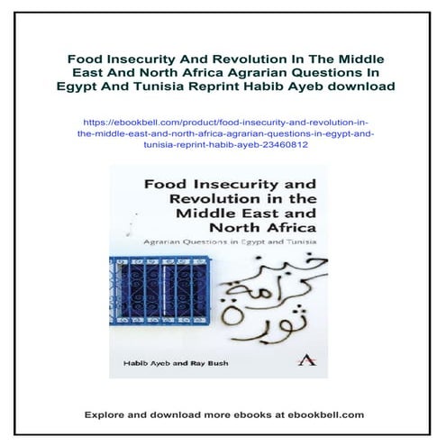 Food Insecurity And Revolution In The Middle East And North Africa ...