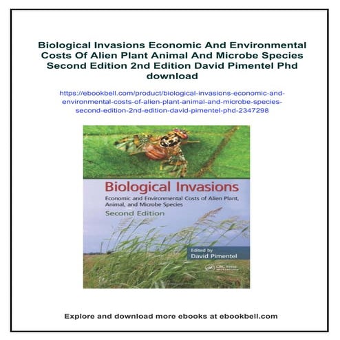 Biological Invasions Economic And Environmental Costs Of Alien Plant ...