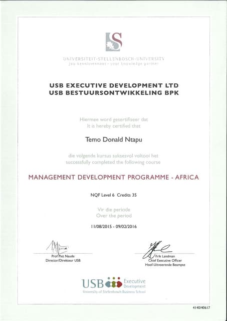 MA CERTIFICATE | PDF