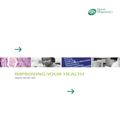 quest diagnostics 01annualreport | PDF