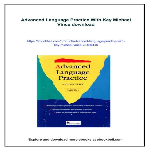 Advanced Language Practice With Key Michael Vince | PDF