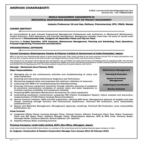 Resume - Anirvan | PDF