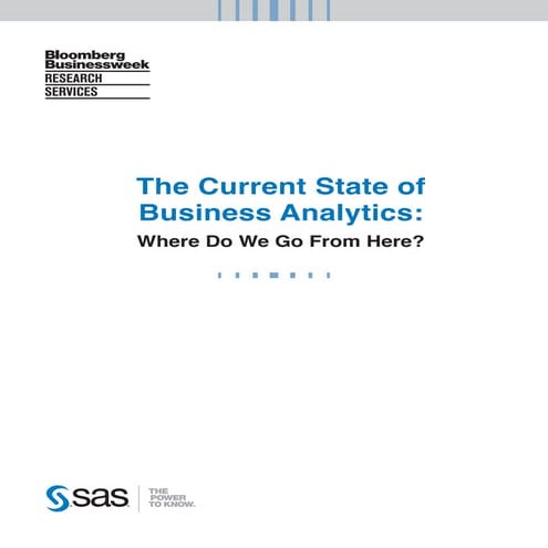 The Current State of Business Analytics | PDF