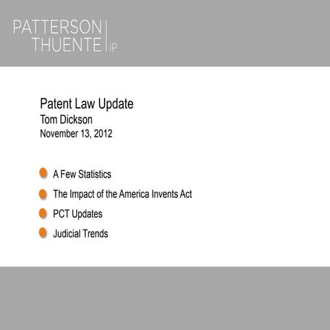 Patent Law Update | PPT