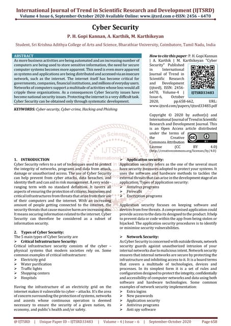 Cyber Security in AI (Artificial Intelligence) | PPTX