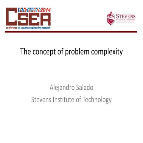 The Concept of Problem Complexity | PPTX | Technology & Computing