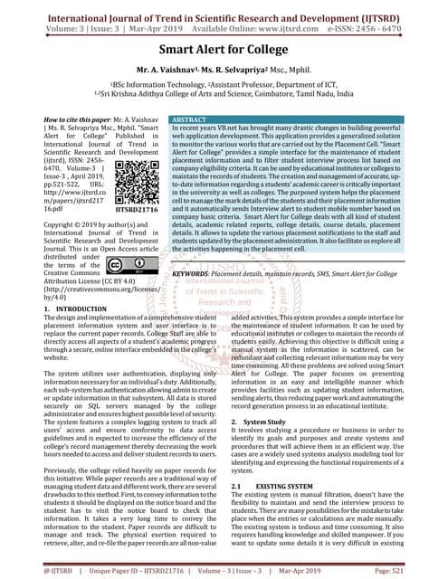 SMART ATTENDANCE SYSTEM USING QR CODE WITH SMS.pptx