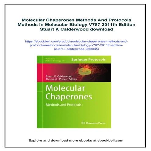 Chaperones | PPTX