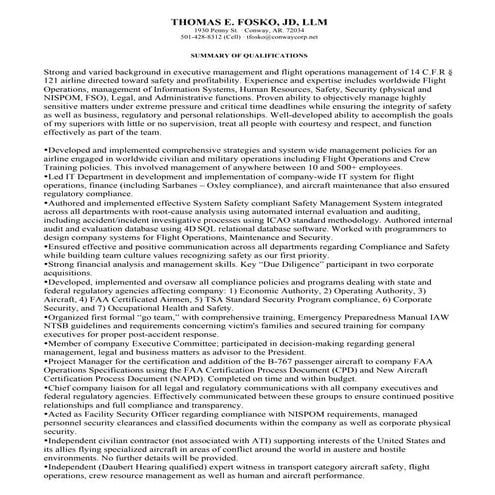 resume for Rod Quinn | RTF