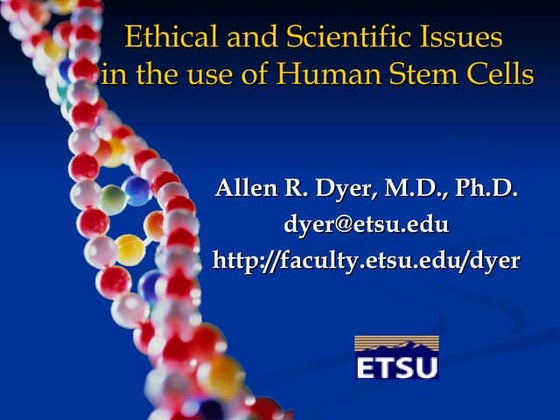 Ethical and Social consideration of Stem Cell Research | PPTX ...