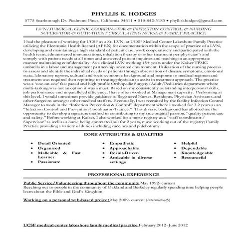 Nurse - Fully Editable ATS Resume Template.docx