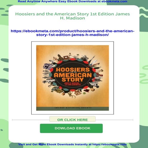 Hoosiers and the American Story 1st Edition James H. Madison | PDF