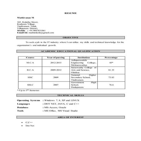 MathivananM-Resume | DOCX