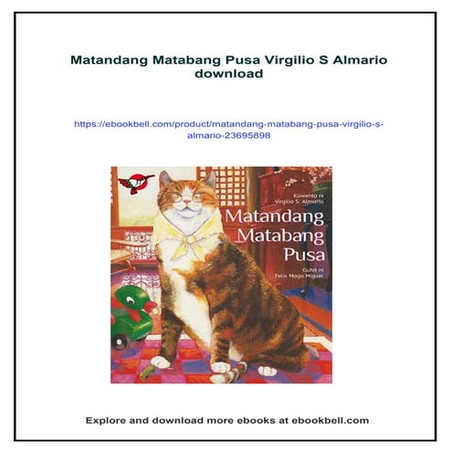 Matandang Matabang Pusa Virgilio S Almario | PDF