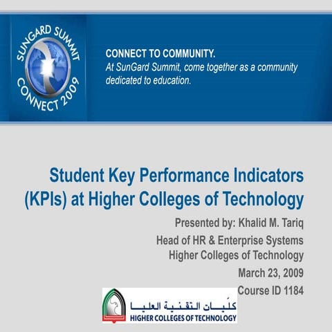 Student Key Performance Indicators (KPIs) at Higher Colleges of ...
