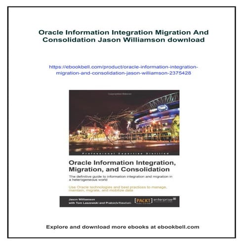 Oracle Information Integration Migration And Consolidation Jason ...