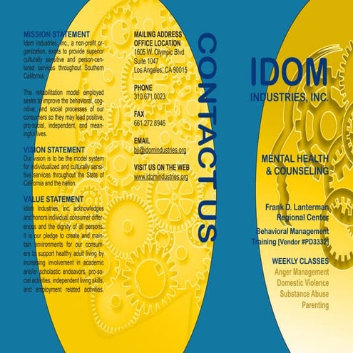 Idom.Industries.Inc.52-Week-Anger Behavior. Management.Brochure-(1) | PDF