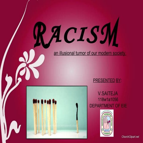 Racism by saiteja | PPT