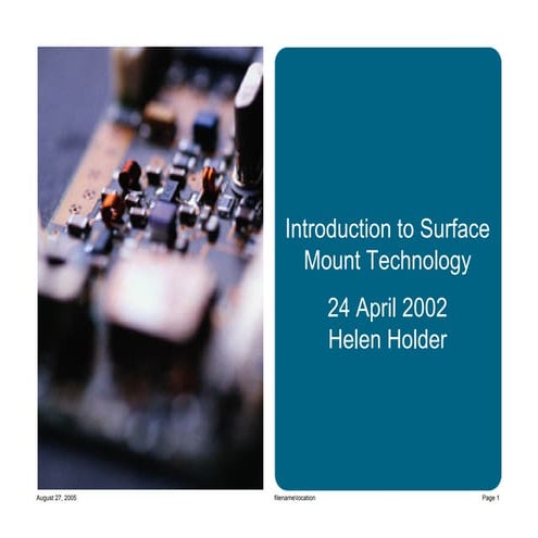 SMT process how to making and defects finding | PDF