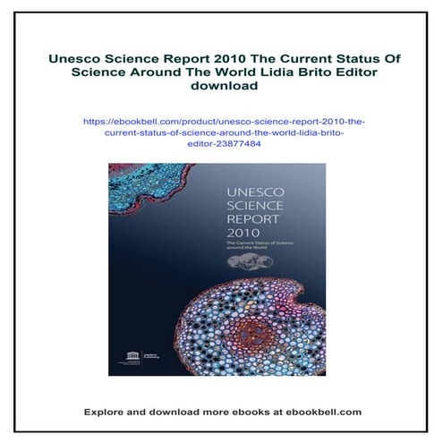 Unesco Science Report 2010 The Current Status Of Science Around The ...