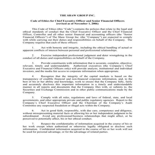 CII Code of Ethics | PDF