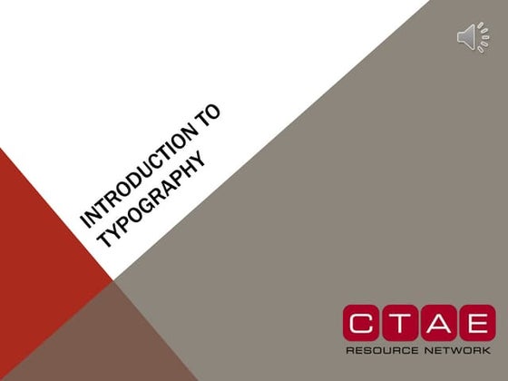 Typography, A Presentation | PPT