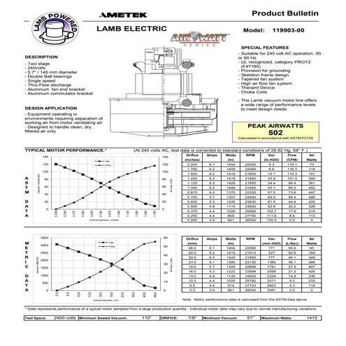 11990300 Ametek | PDF