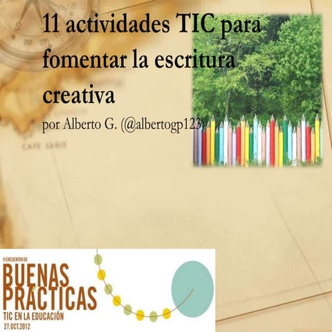 11 actividades para la escritura creativa | PPTX