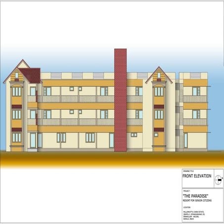 Admin Block ELEVATION | PPT