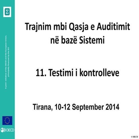Kontrolli dhe auditmi i brendshem | PPT