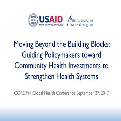 WHO Building Blocks_ | PDF