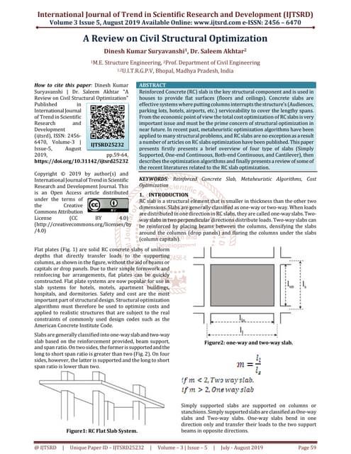 Study on Structural Optimization of truss members using Meta- heuristic Algorithms | PDF ...