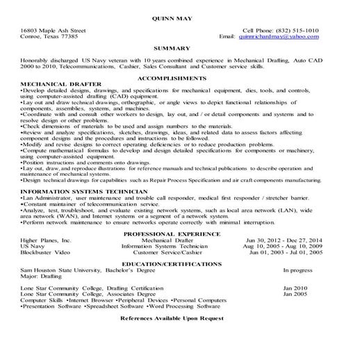 QUINN MAY, Resume | PDF