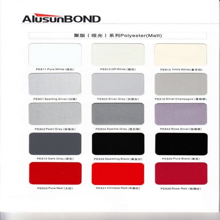 color chart 1ALUSUNBOND | PDF